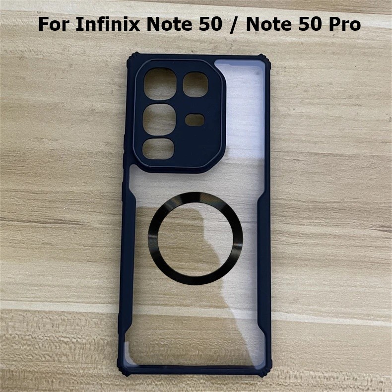 Jual Case For INFINIX NOTE 50 50 PRO MAGSAFE Beatle Series Bumper Magnetic Armor Fuze Transparan ...