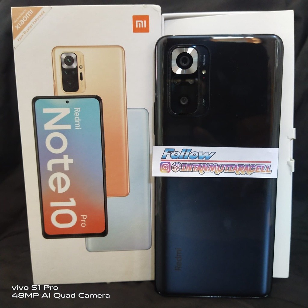 Jual Xiaomi Redmi Note 10 Pro NFC Ram 6 Rom 64GB (SECOND) | Shopee ...