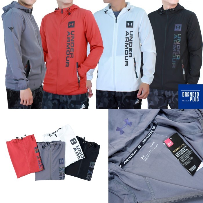 Jual JAKET RUNNING PARASUT WINDBREAKER UDR AMR ORIGINAL JAKET OLAHRAGA ...