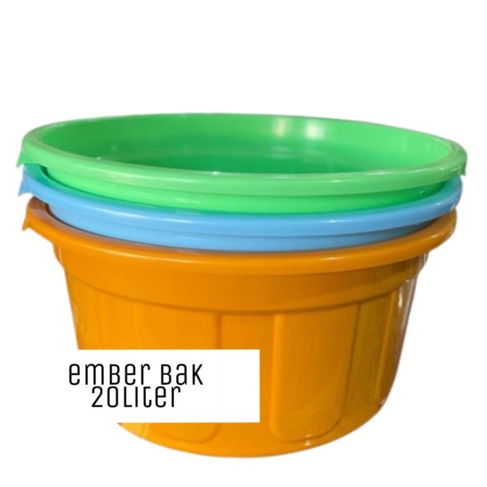 Jual Bak Plastik Warna 20 Liter WB-20 Goldenhen / Baskom ember basin ...