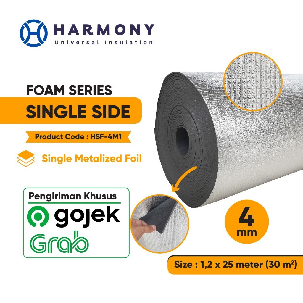 Jual Insulasi Atap Aluminium Foil 4mm Single Side | Peredam Panas ...