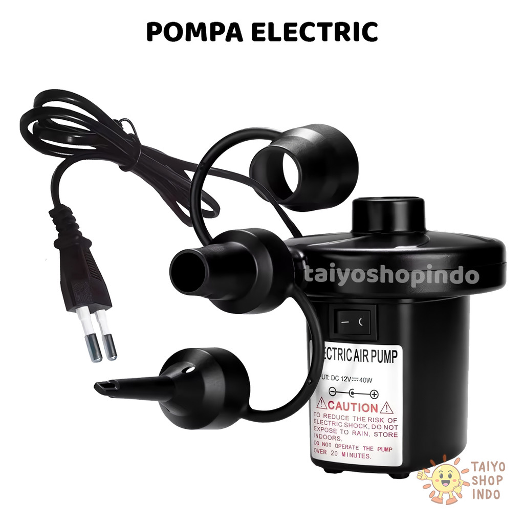 Jual TAIYO Pompa Angin Listrik Kompresor Udara Elektrik Inflatable ...