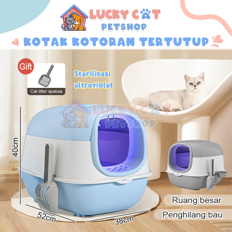 Jual Tempat Bak Pasir Kucing Cat Litter Box Bak Pasir Kucing Anjing ...