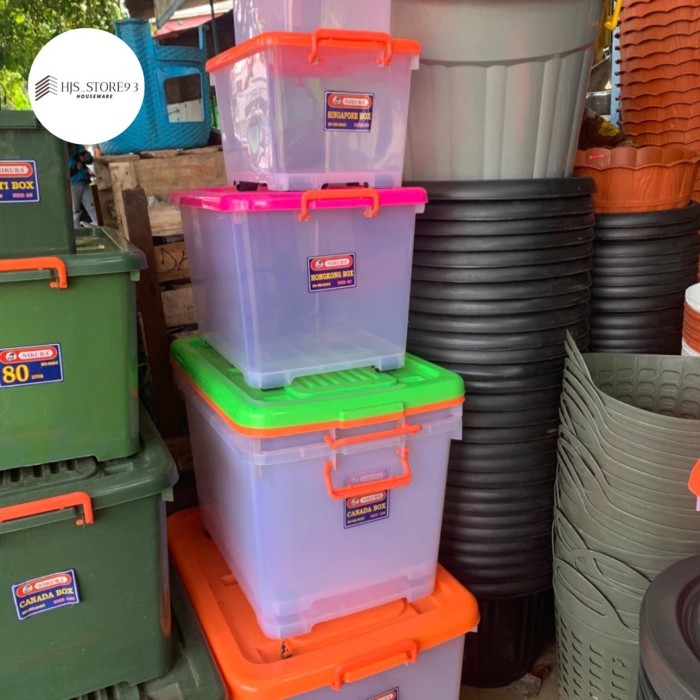 Jual container box 150 liter roda nikura box usa / kontainer CB 150 / ...