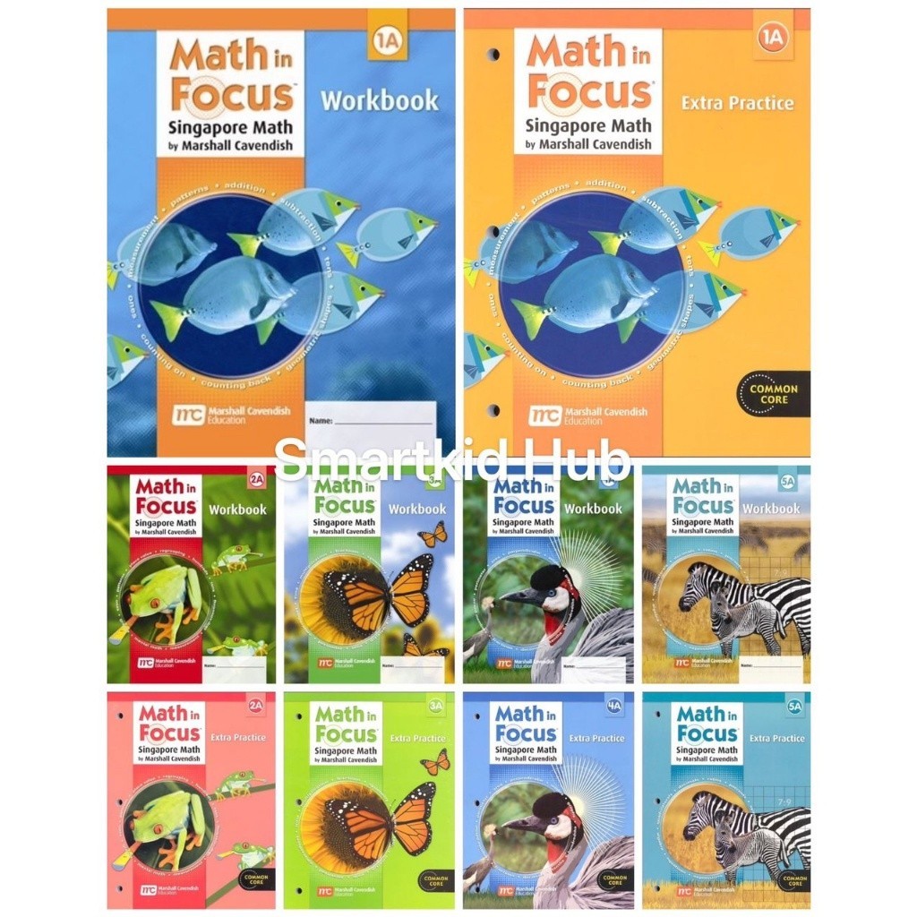 Jual (BUKU FISIK) Math in Focus Singapore Math KA/KB1A/1B/2A/2B/3A/3B/4A/4B/5A/5B Workbook Extra ...