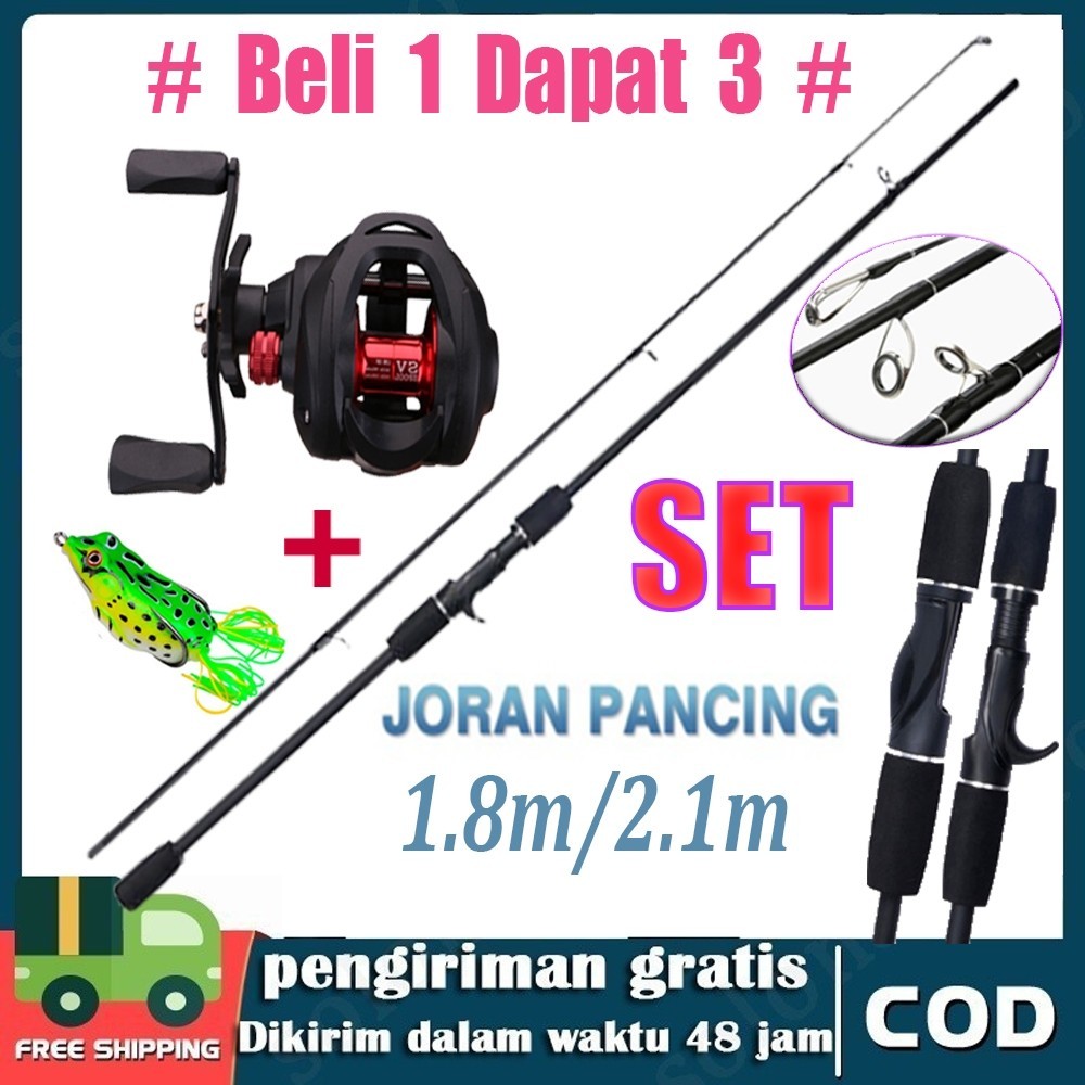 Jual 【Promosi】1 Set Joran Pancing Lengkap Kuat/Murah/Set Joran/Reel Pancing Alat Pancing ...