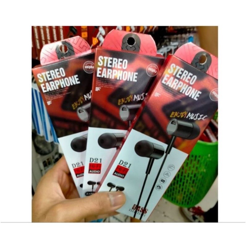 Jual AVE Handsfree Headset Extra Bass D21 dan L29 | Shopee Indonesia