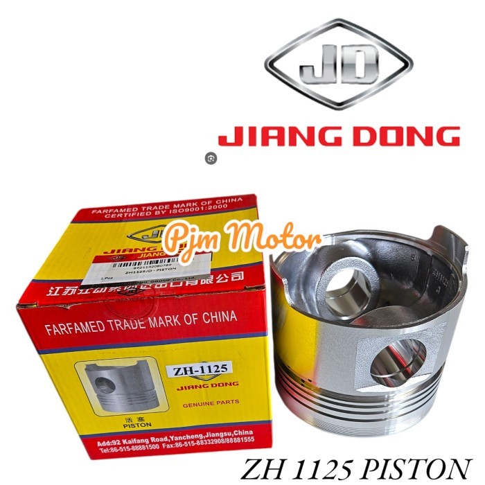 Jual ZH1125 PISTON ONLY seher peston mesin diesel merek jiang dong JD 1125 | Shopee Indonesia