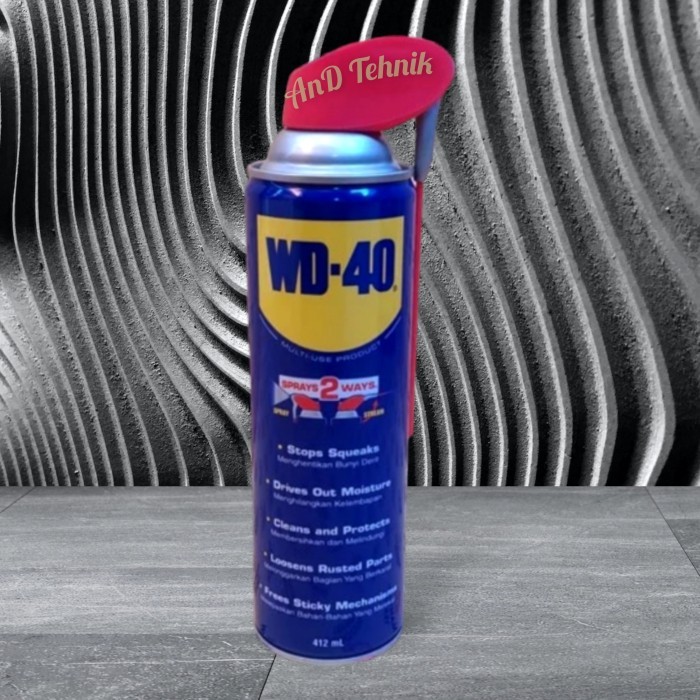 Jual WD 40/WD 40 412ml Pelumas Anti Karat/Multi Use Product | Shopee Indonesia