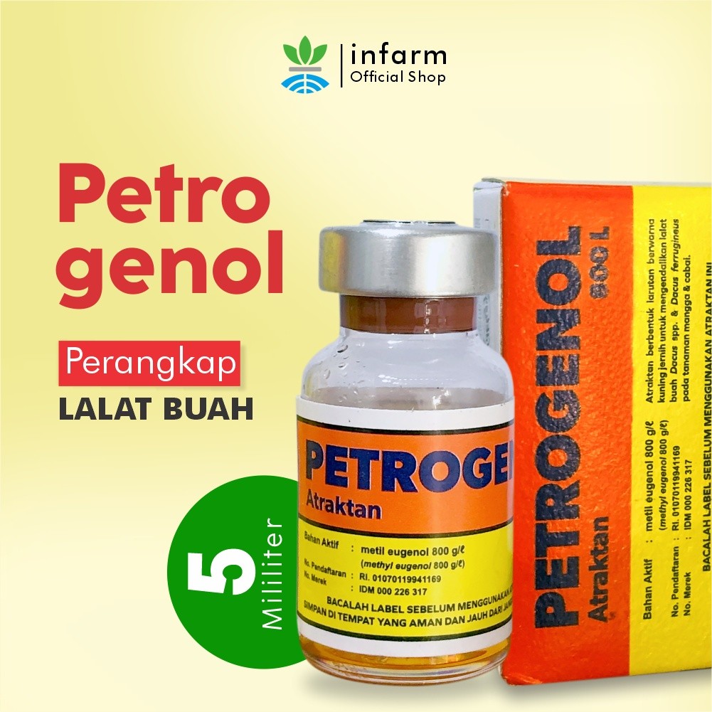 Jual INFARM - Atraktan Perangkap Lalat Buah Petrogenol 5 Mililiter ...