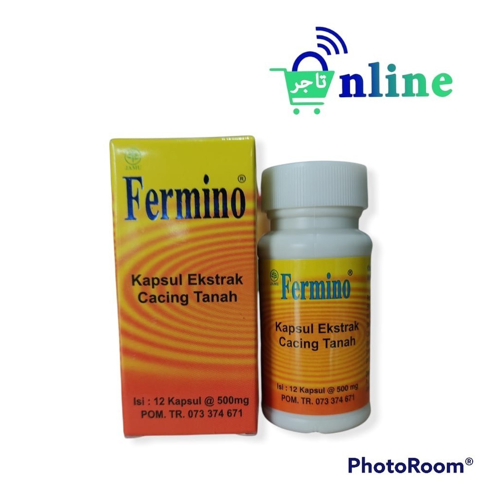 Jual Fermino (Kapsul Ekstrak Cacing Tana 12 Kapsul - Obat Tifus / Tipes ...