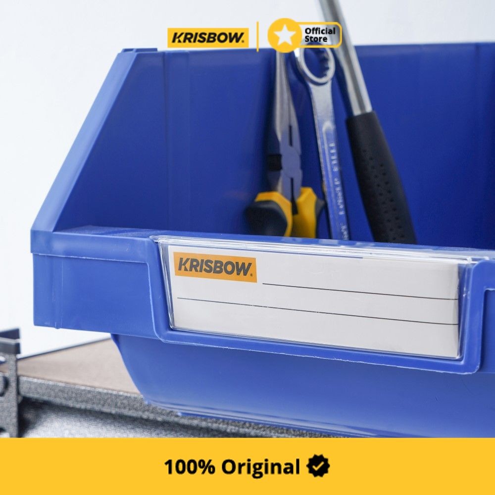 Jual Krisbow Kotak Storage Perkakas Plastik 30X45X17.7 cm - Biru ...