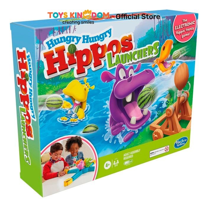 Jual Toys Kingdom Hasbro Gaming Hungry Hungry Hippos Snack Shots E9707 ...