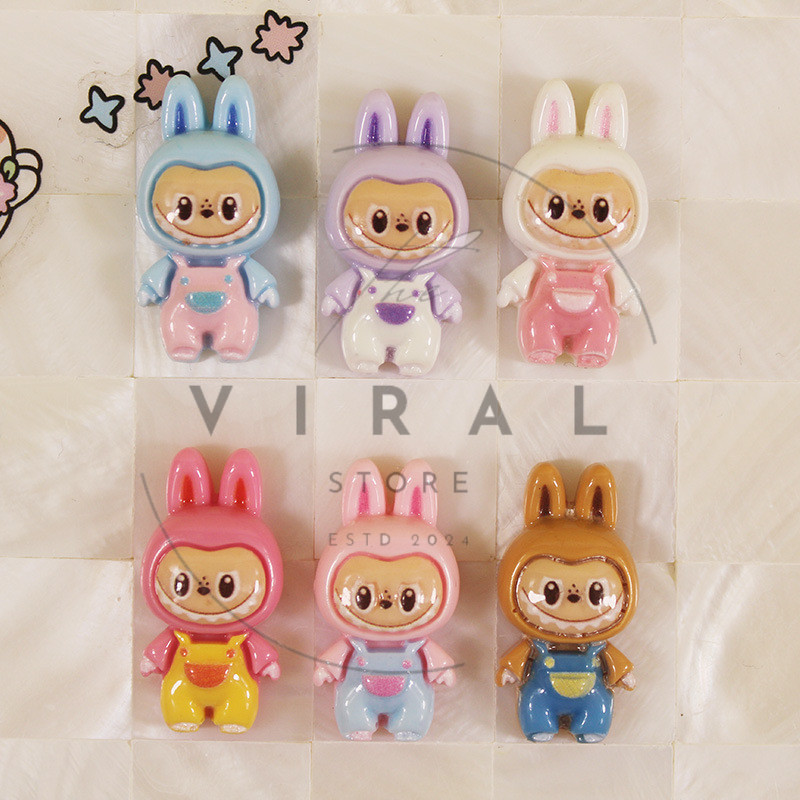 Jual THE VIRAL STORE Mote Resin LABUBU Super Cute Lucu Full Colour ...