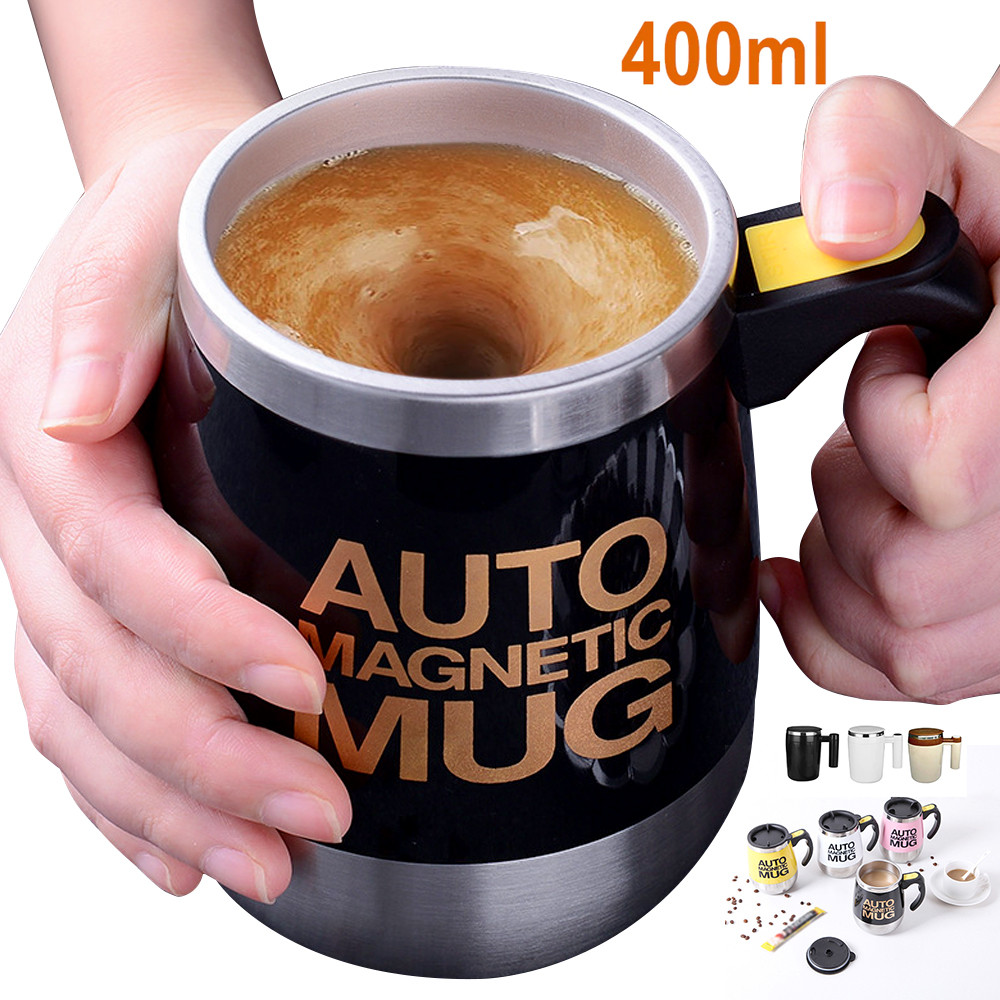 Jual Automatic Stirring Cup Magnetic Cup 304 Stainless Steel ...