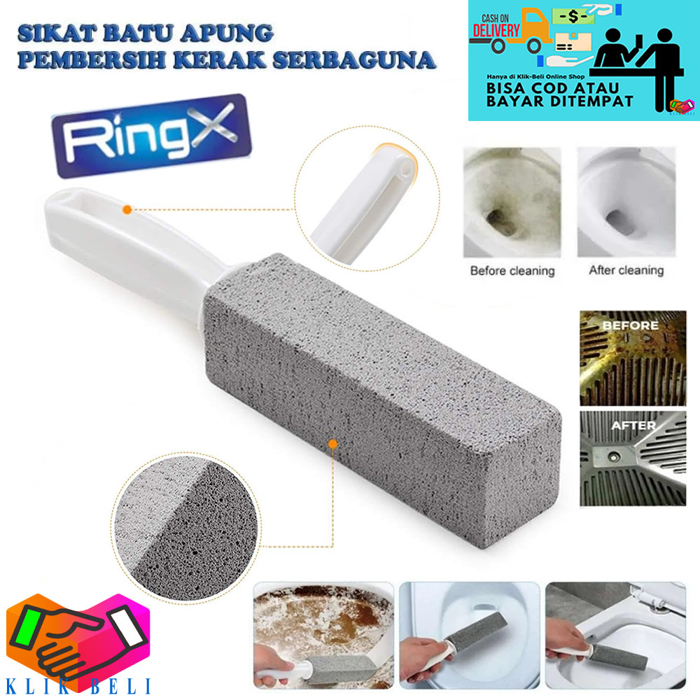 Jual Ring X Pumice Stone Alat Pembersih Kerak Batu Apung Plak Sikat WC ...