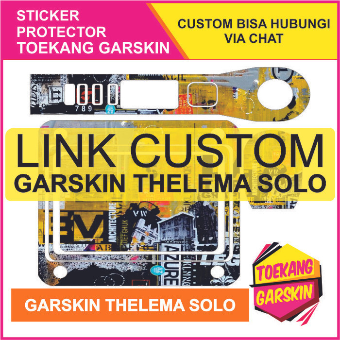 Jual GARSKIN THELEMA SOLO LINK CUSTOM | Shopee Indonesia