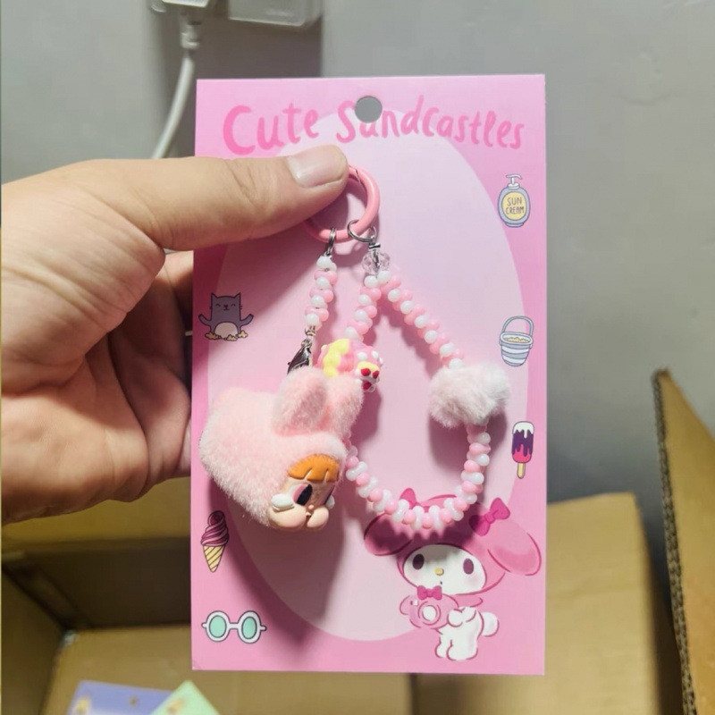 Jual Powerpuff girls crybaby Labubu doll vinyldiy mobile phone pendant ...