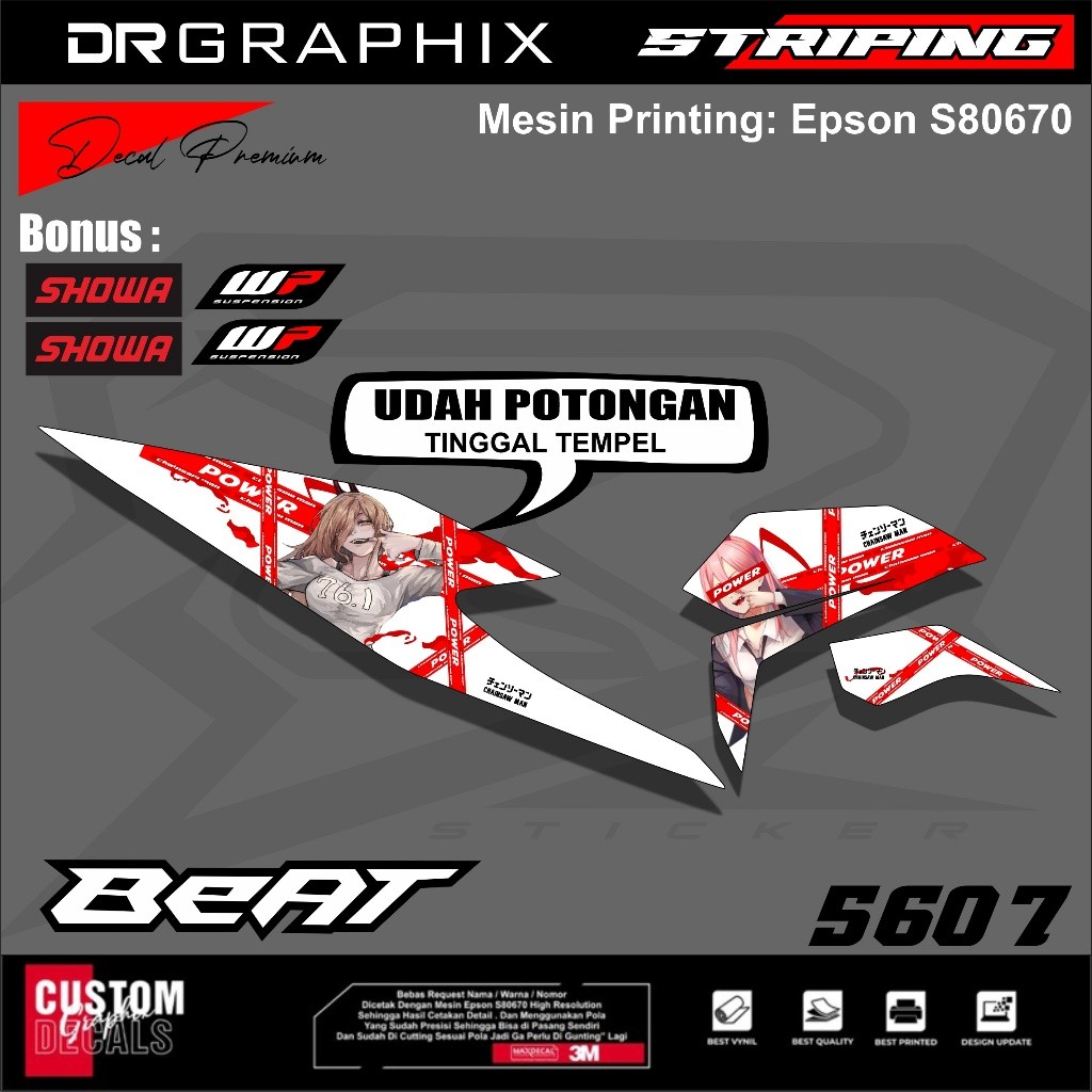 Jual STIKER BEAT / STRIPING BEAT NEW ISS DELUXE VARIASI / STRIPING BEAT ...