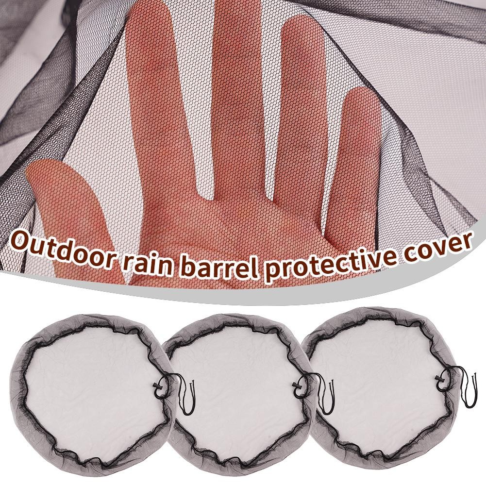Jual Mesh Cover Netting for Rain Barrels Barrel Cover Rain Water ...