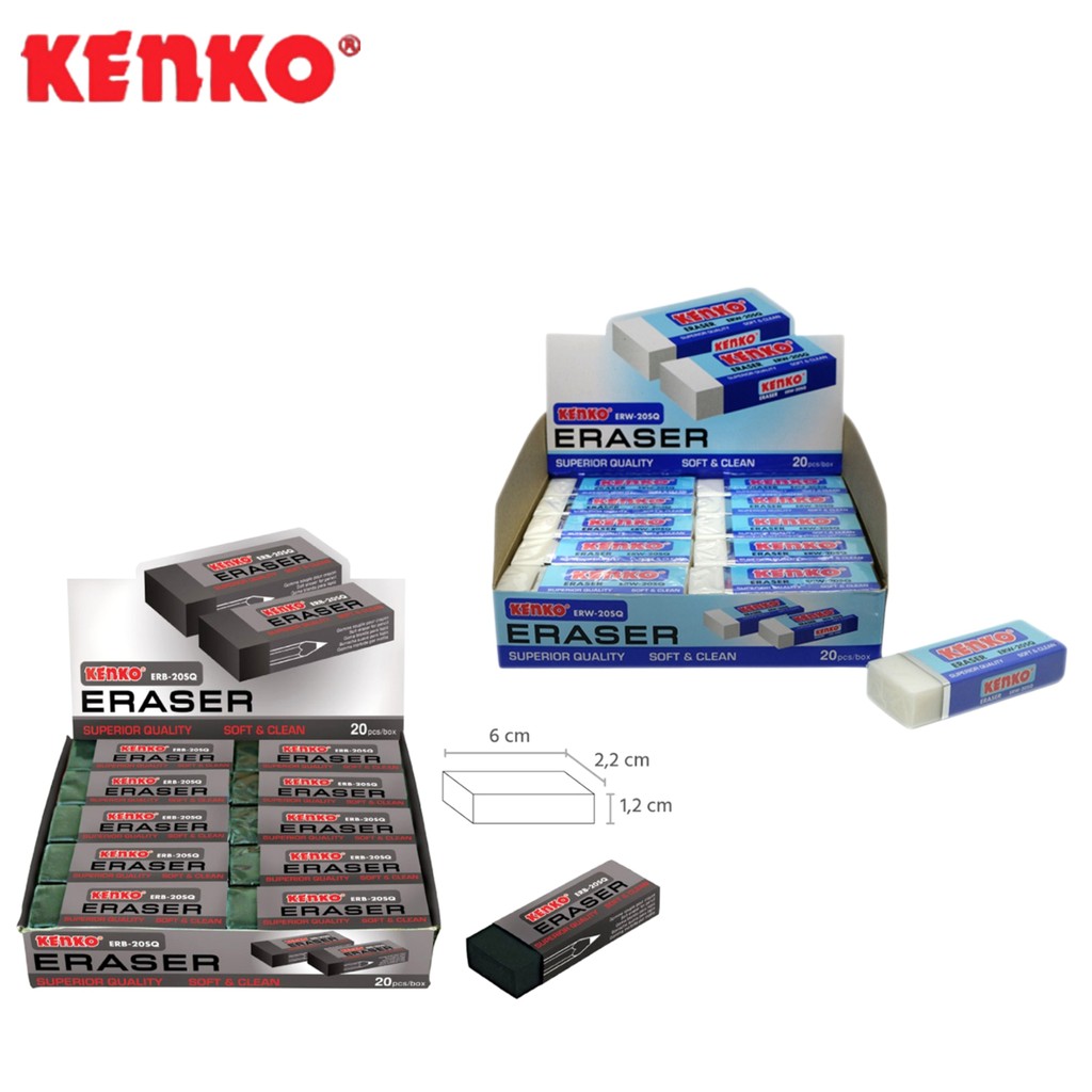 Jual SOS Penghapus KENKO ER-20SQ (20pc) / Penghapus | Shopee Indonesia