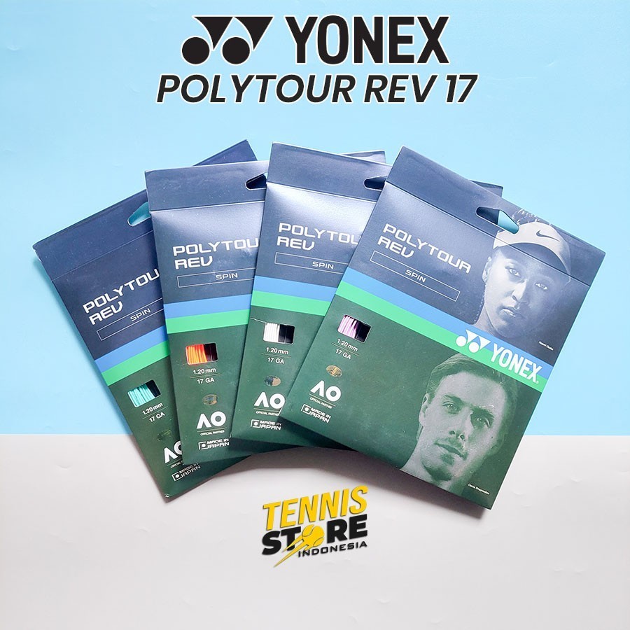 Jual Yonex Polytour Rev 17 / 1.20 String ( Senar Tenis / Tennis ...