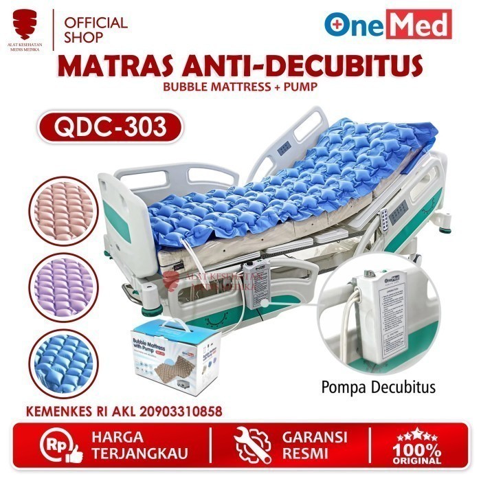 Jual OneMed Matras Anti Decubitus Matrass Kasur Angin With pump OM 200 ...