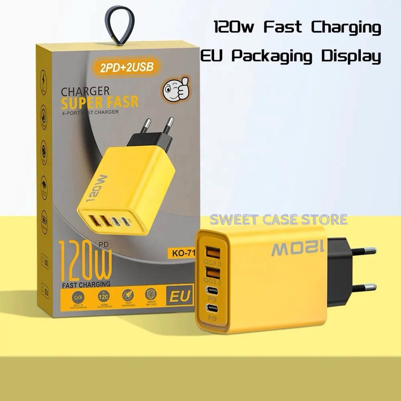 Jual SWEET CASE!!! Adaptor Batok Charger Universal Multifungsi 120W 2 ...
