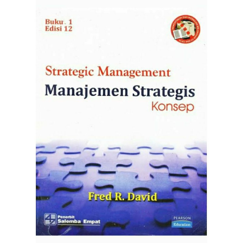 Jual Manajemen strategis konsep edisi 12 buku 1 fred david | Shopee Indonesia
