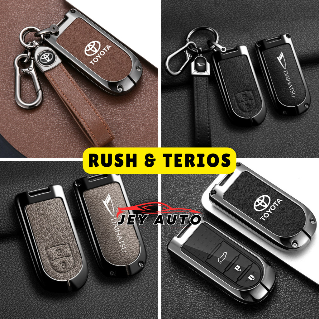 Jual Casing Kunci Toyota Rush & Terios Metal + Kulit / Sarung Kunci ...