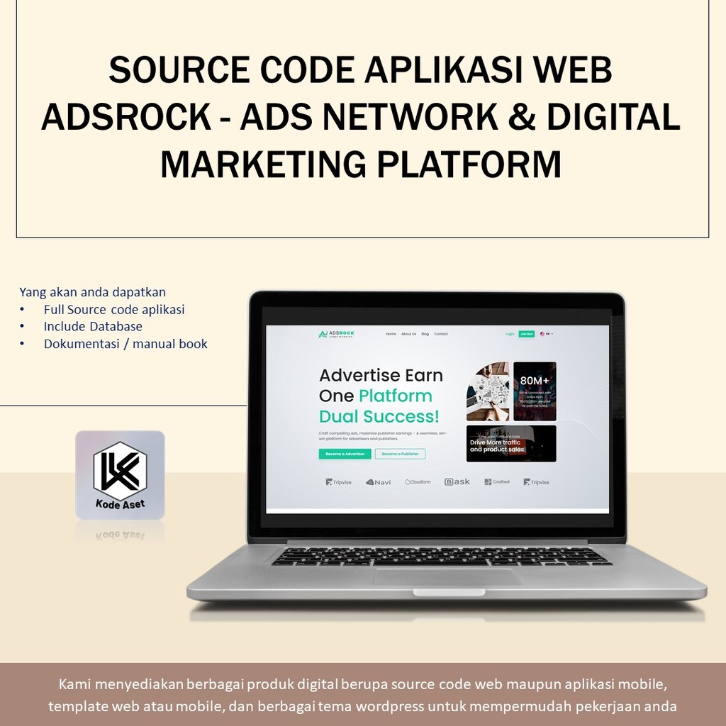 Jual SOURCE CODE APLIKASI WEB ADSROCK - ADS NETWORK & DIGITAL MARKETING PLATFORM | Shopee Indonesia