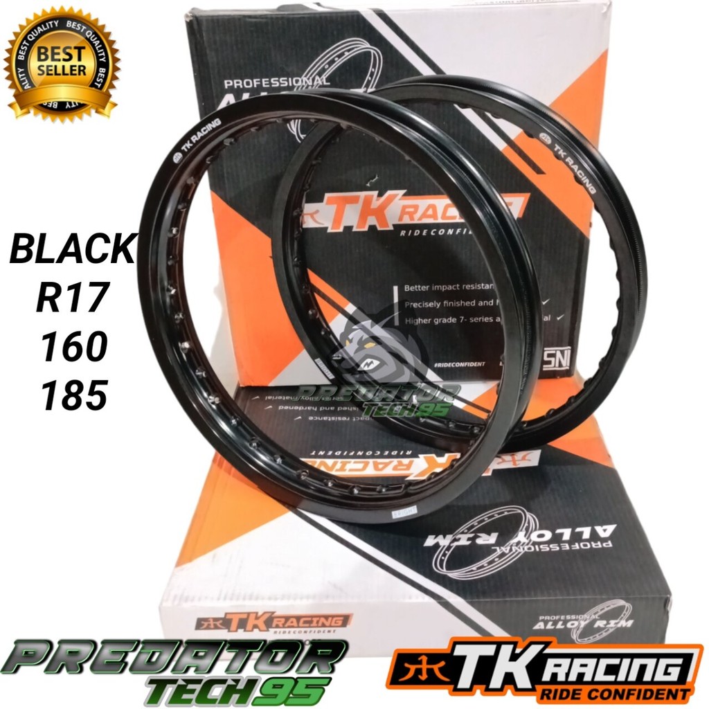 Jual VELG TK RACING TK JAPAN TK BRIGHT HITAM RING 17 160 185 | Shopee Indonesia