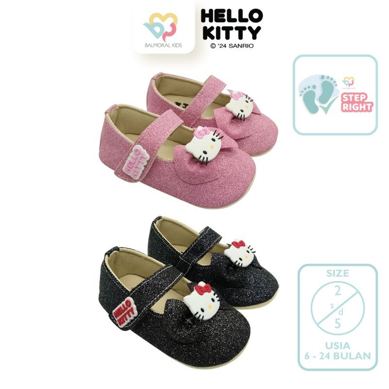 Jual Balmoral Kids Sepatu Anak Perempuan Hello Kitty Usia 0 - 24 Bulan ...