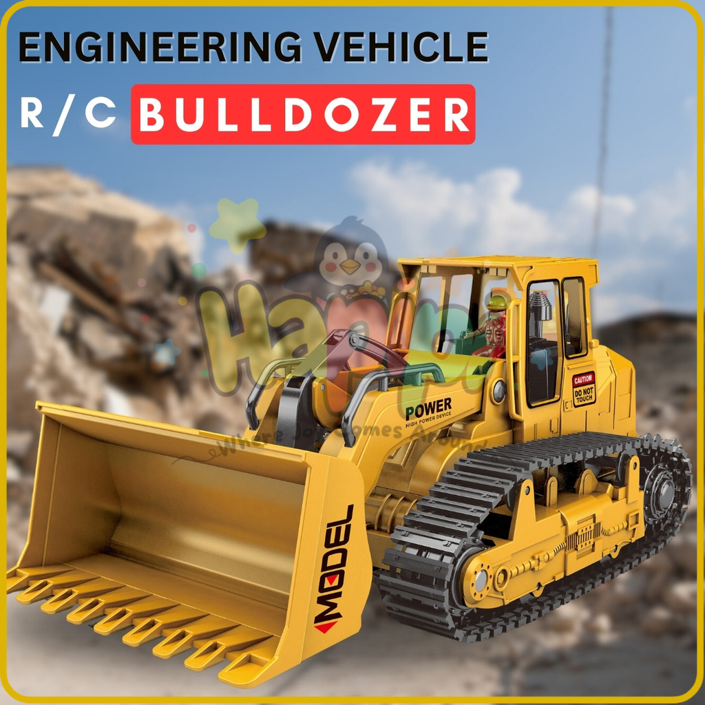 Jual Mainan Remote Control Rc Mobil Konstruksi Bulldozer 6 Channel ...