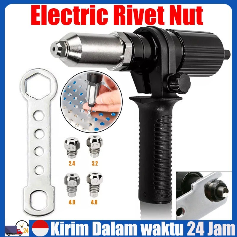 Jual 【Stok Tersedia】Rivet Adapter Bor Jld Rivet Gun Elektrik Dengan ...