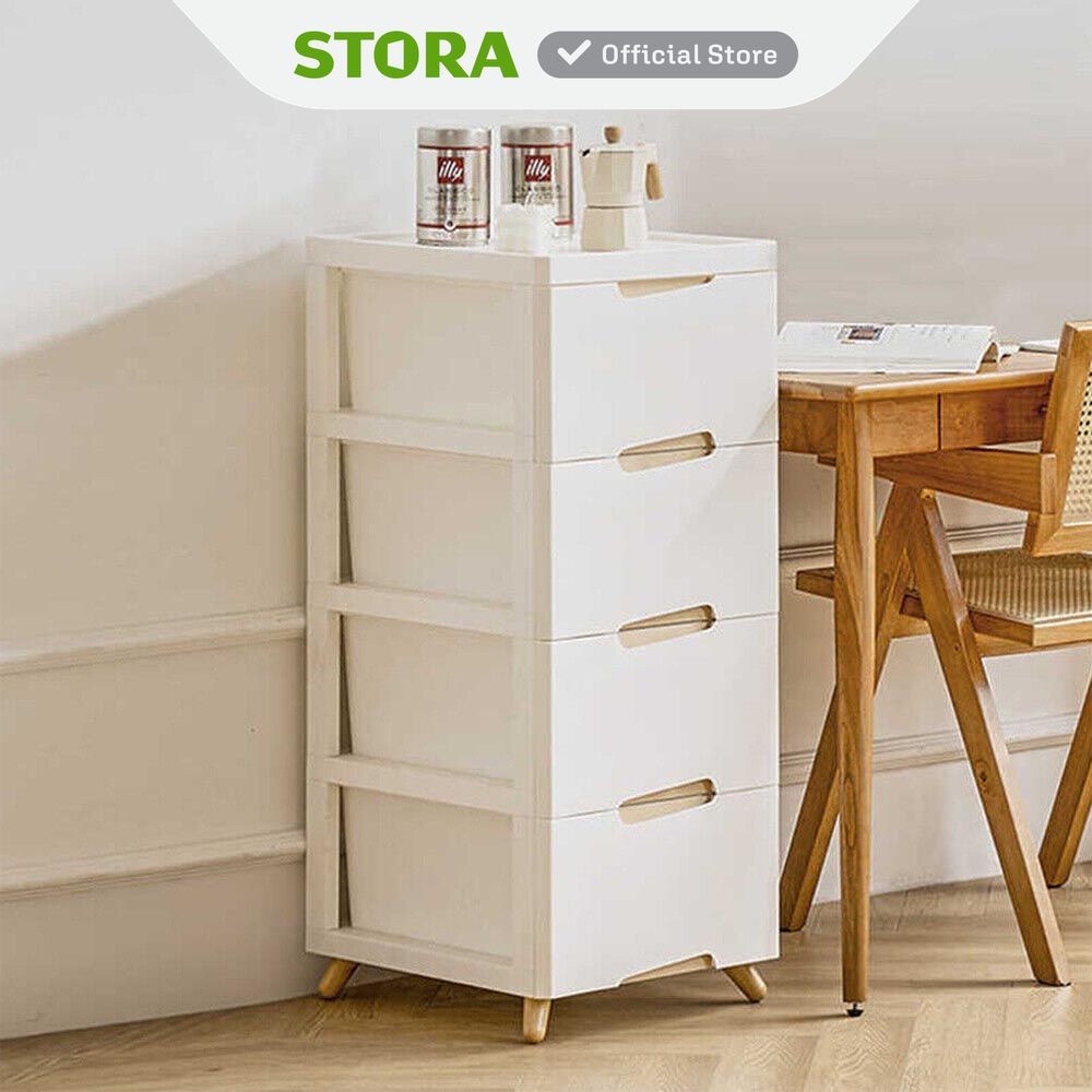 Jual Stora Bevel Laci Penyimpanan 4 Tingkat - PutihLaci Kabinet ...