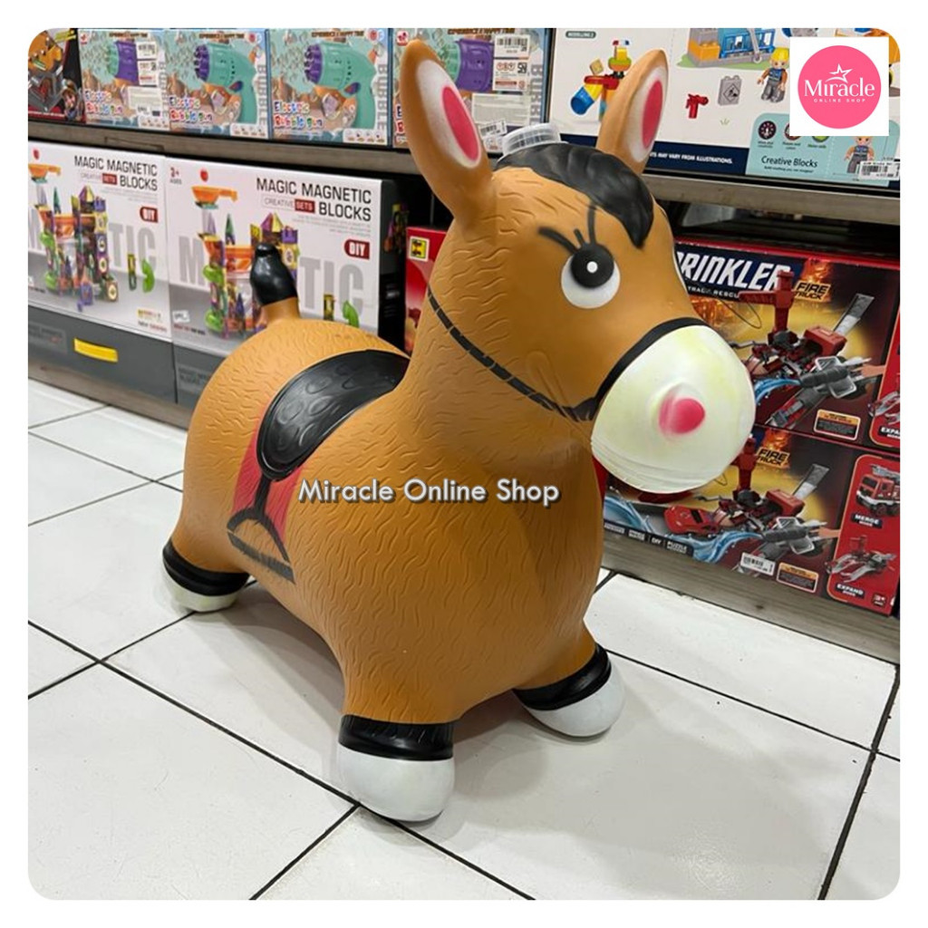 Jual MAINAN ANIMAL JUMPING /KUDA KARET TEBAL / ODONG ODONG KARET MUSIK ...