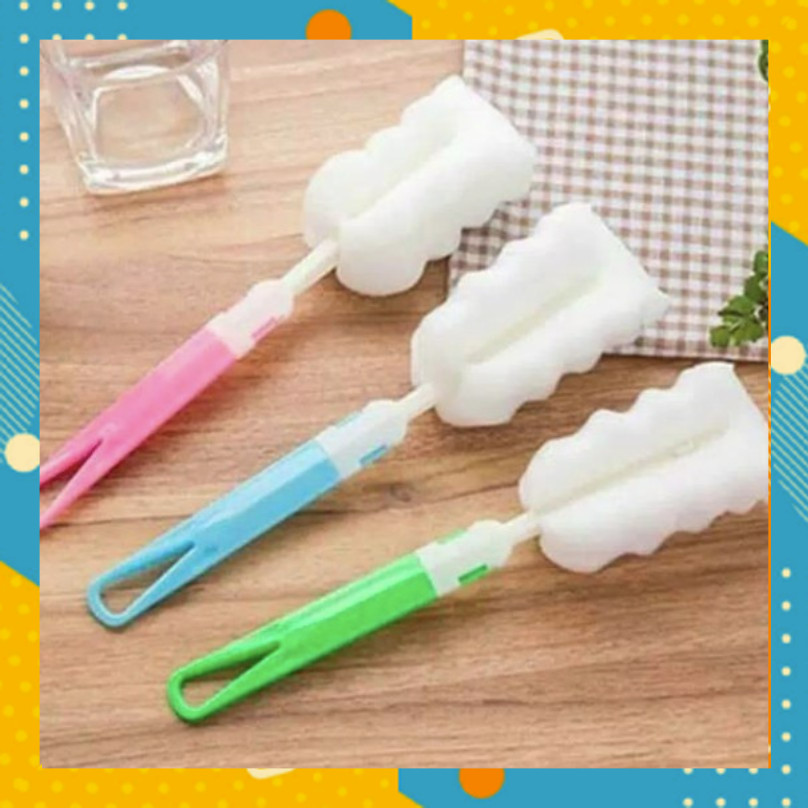 Jual Alat Cuci Gelas Botol SPONS PUTIH Sikat Gelas Tongkat Pembersih ...