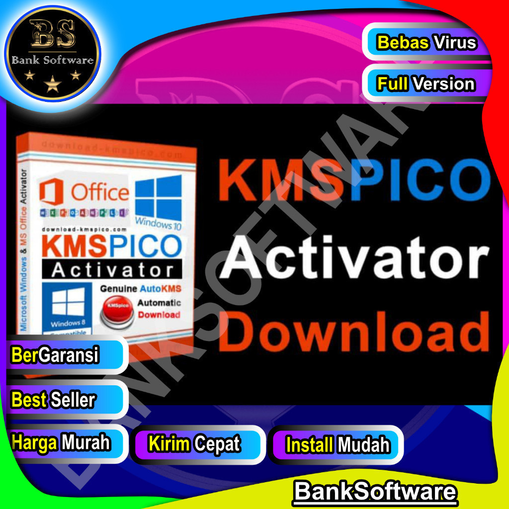 Jual Activator KMSPico untuk win + ms. office full version | Shopee ...