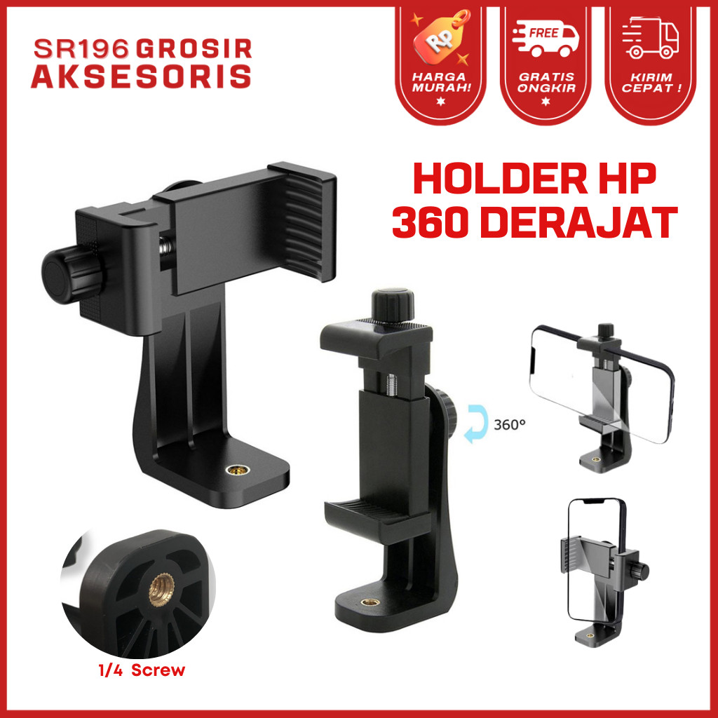 Jual Holder U Premium 360 Derajat Holder Hp Putar 360 Vertikal ...