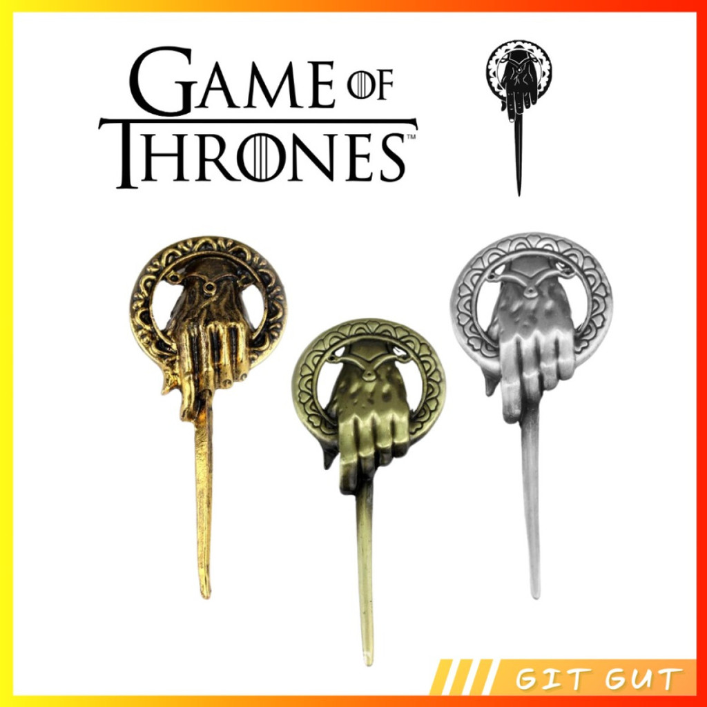 Jual Bros Pin Brooch Game GOT Hand of The King | Shopee Indonesia