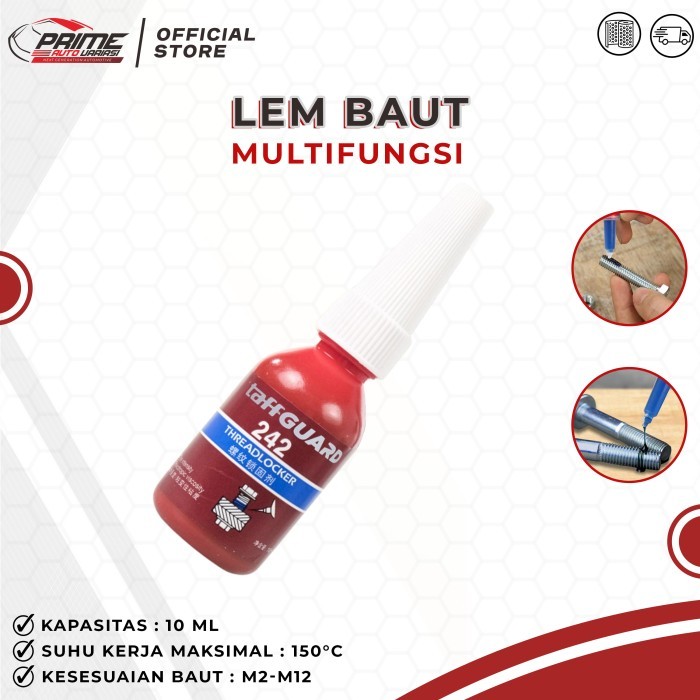 Jual Lem Baut Multifungsi Blue Threadlocker Anaerobic Glue 10ml - Lem ...