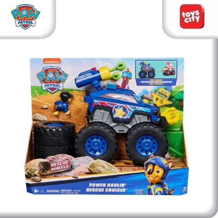 Jual Paw Patrol Rescue Wheels Chase’s Power Haulin Cruiser Toy Truck ...