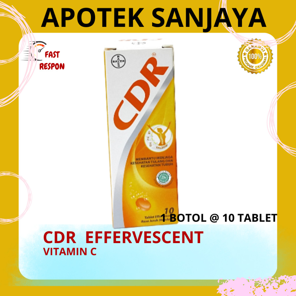 Jual CDR EFFERVESCENT / CDR EFF SUPLEMENT TULANG / ISI 10 TABLET ...