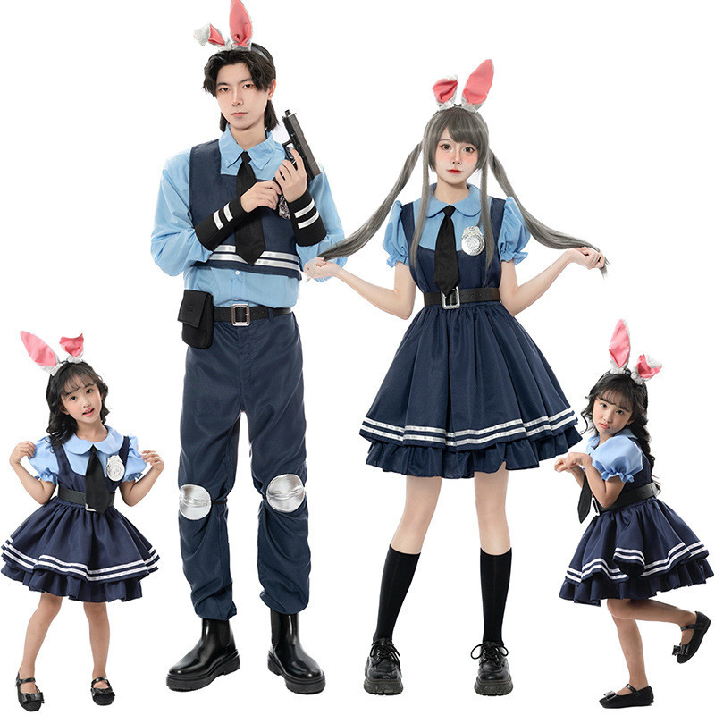 Jual Zootopia cos judy Bunny cos Anthropomorphic costume anime cosplay ...