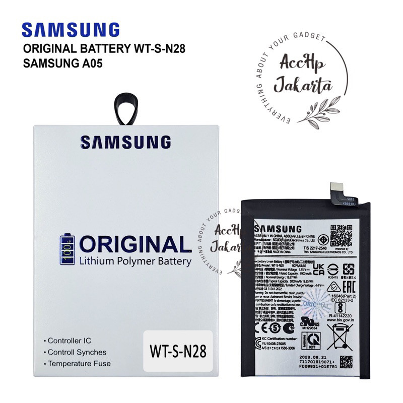 Jual Baterai Batre Samsung A05 WT-S-N28 Batu Batrai Wt-s-n28 Battery ...