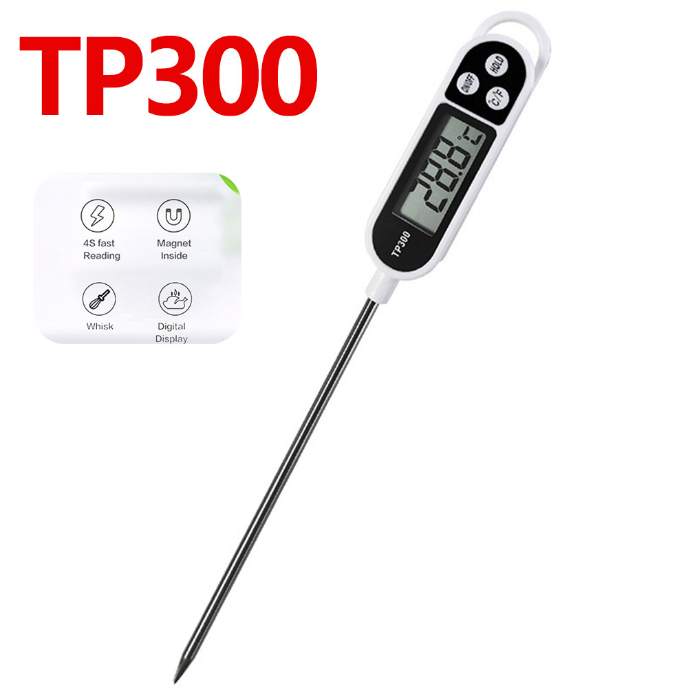 Jual Kitchen Digital Cooking Thermometer Meat Food Temperature Tester ...