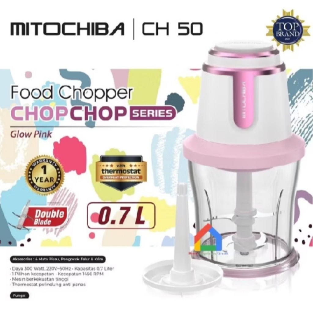 Jual MITOCHIBA Food Chopper CH50 Chopchop Series 0.7L Alat Penghalus ...
