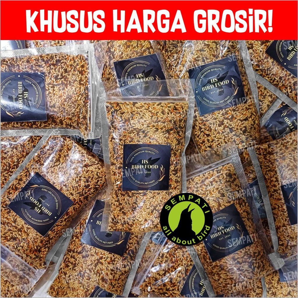 Jual SEMPATI KHUSUS GROSIR Pakan Burung Kenari Hs Bird Food Canary Seed ...