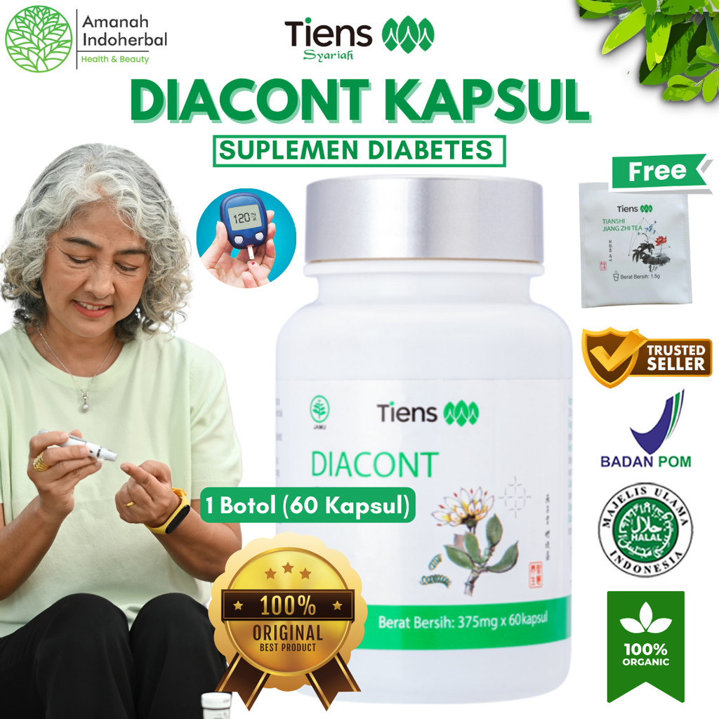 Jual Diacont 100% Herbal dan Original Mengatasi Diabetes, Obat Luka ...